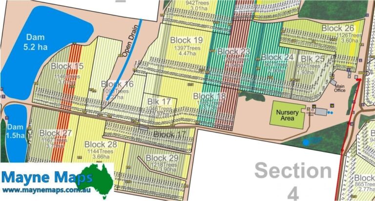 Macadamia farm map - Mayne Maps