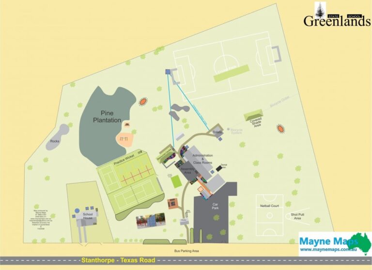 A School Map - Mayne Maps