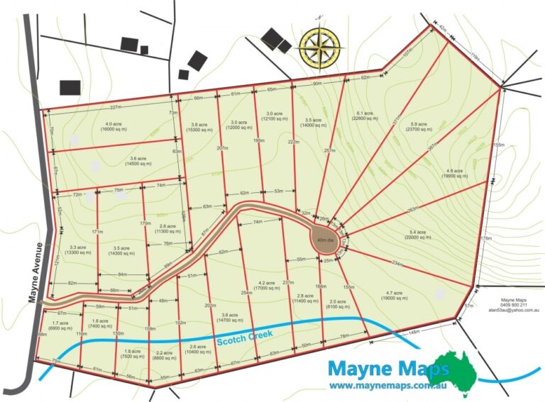 Subdivision Map - Mayne Maps