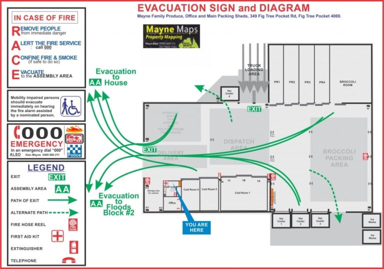 Workplace Health and Safety Map - Mayne Maps